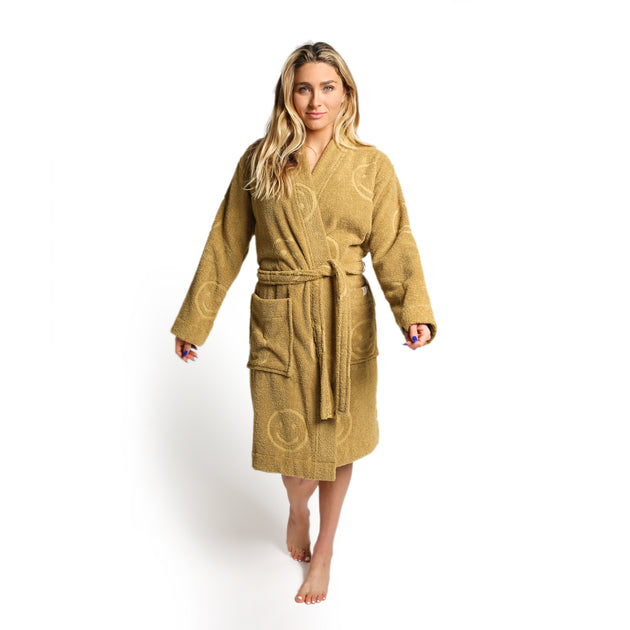 Poolside Smiley Bathrobe – Wild Isles Swim