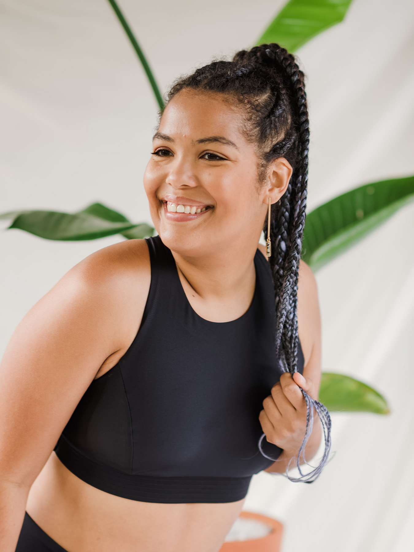 High Neck Swim Top - Bikini Top for D Cup + | Wild Isles Swim